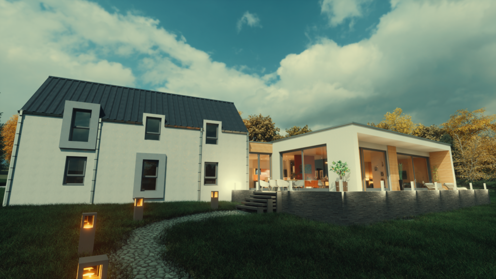 3D Exterior Design Visualization – Architectural CAD Service